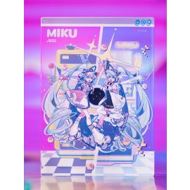 Moeyu Goods Miku Past Vs Future Acrylic Block