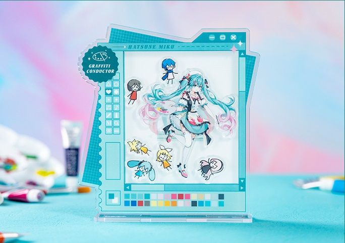 Moeyu Goods Graffiti Conductor Acrylic Stand