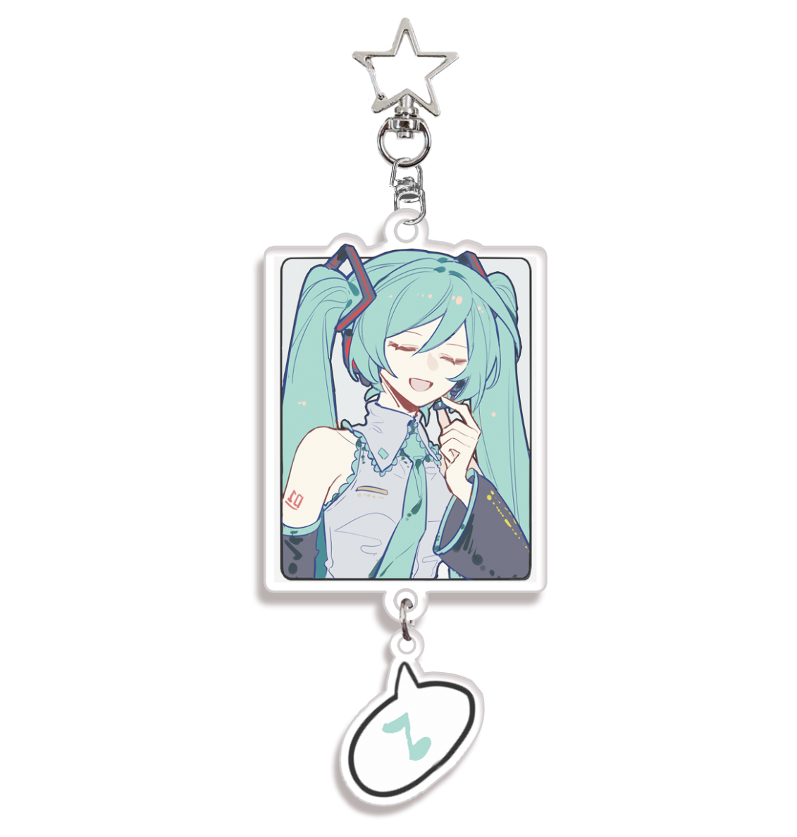 Singing Miku Keychain